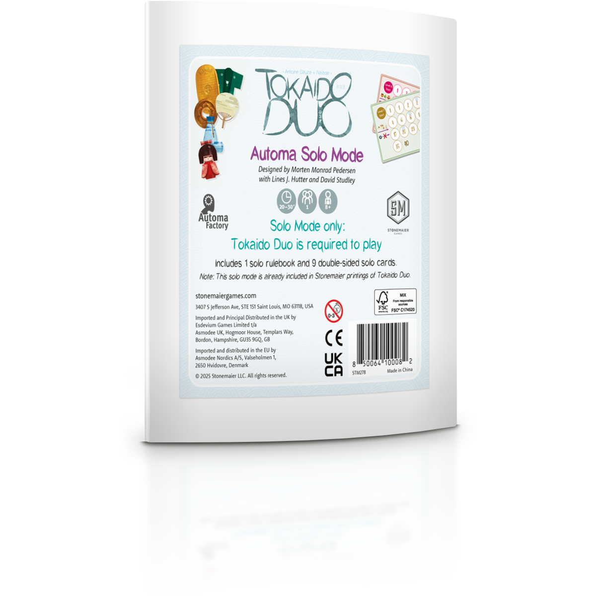 Tokaido Duo Solo Pack (already included in Stonemaier Tokaido Duo ...